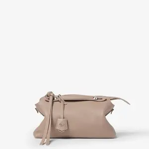 Fendi By The Way Soft Medium Beige Cuoio Romano Leather Bag - [beige]